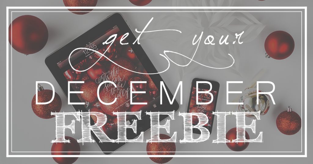 December Freebie | Holiday Lock Screen Wallpaper | Kirsten Ashley ...