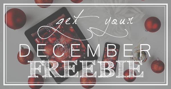 December Freebie | Holiday Lock Screen Wallpaper | Kirsten Ashley ...